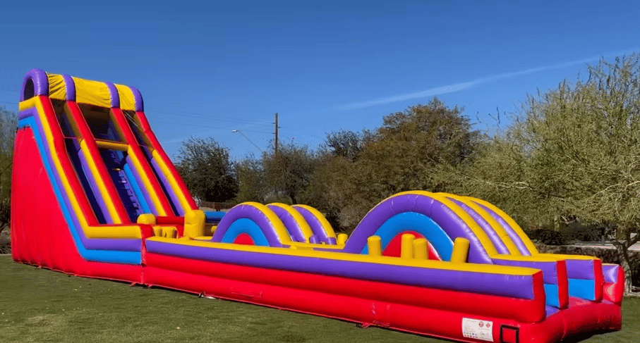 70 foot Obstacle course - Bounce Then Slide Party Rentals